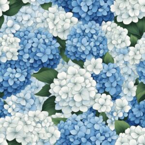 50+ Hydrangea Flower Pattern Background Illustrations (Free Download ...