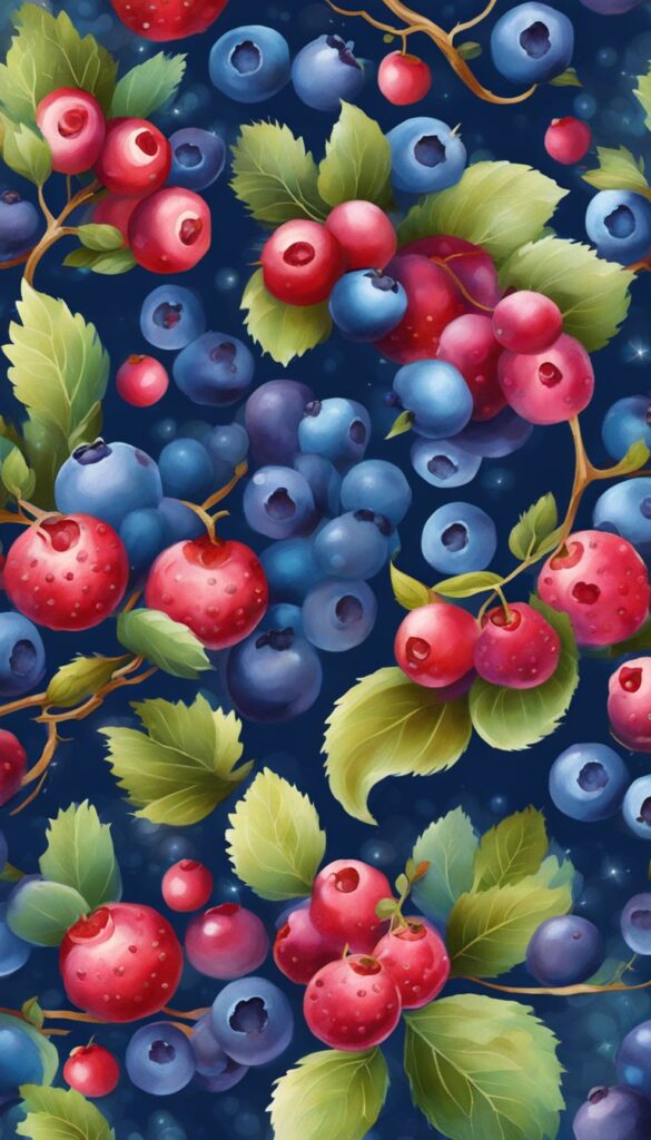 50+ Berry Fruit Patterns, Backgrounds, Wallpapers, Illustrations (Free ...