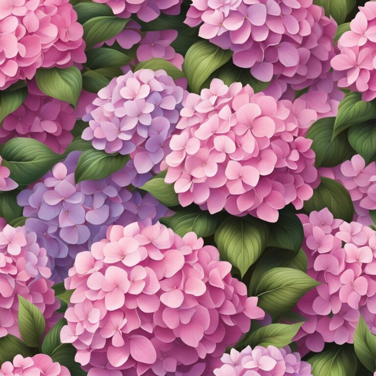 50+ Hydrangea Flower Pattern Background Illustrations (Free Download ...