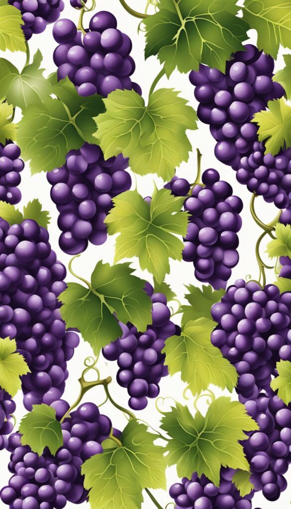 50+ Grape Vine Pattern Background Illustrations (Free, High-Res ...
