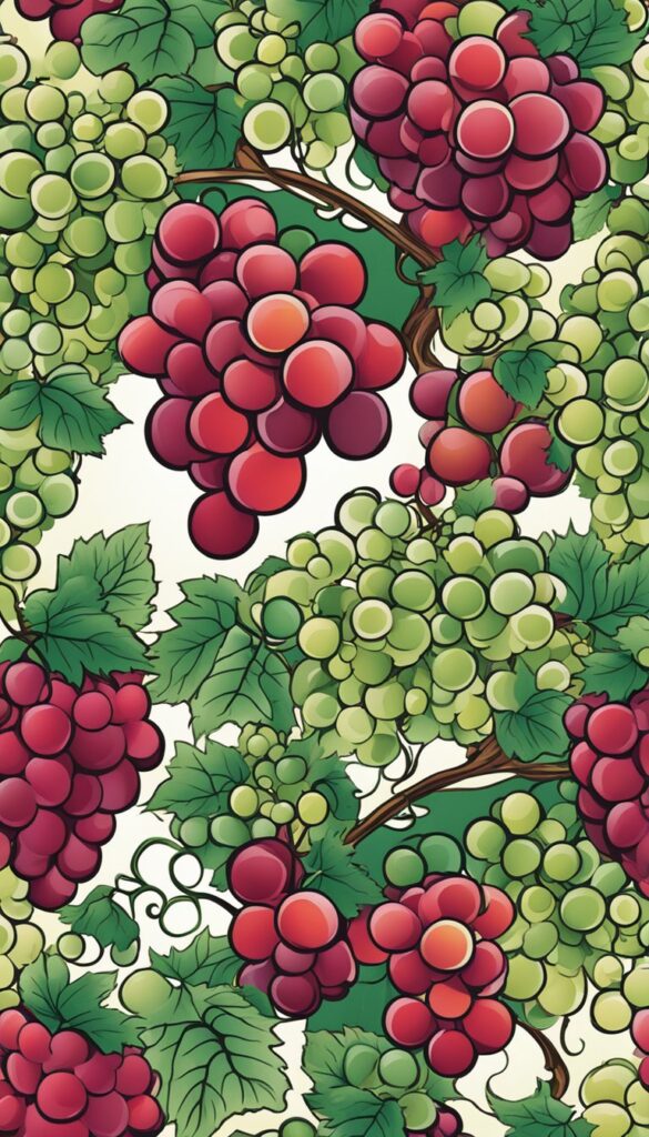 50+ Grape Vine Pattern Background Illustrations (Free, High-Res ...