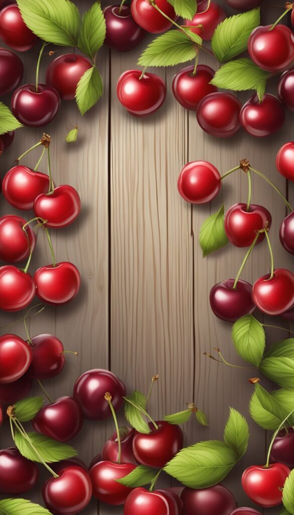 40+ Cherry Fruit Patterns, Backgrounds, Wallpapers, Illustrations (Free ...