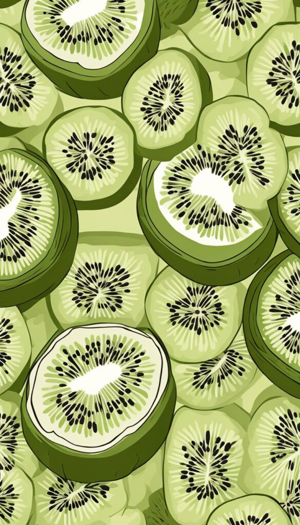 30+ Kiwi Fruit Pattern Background Illustrations (Free, High-Res ...