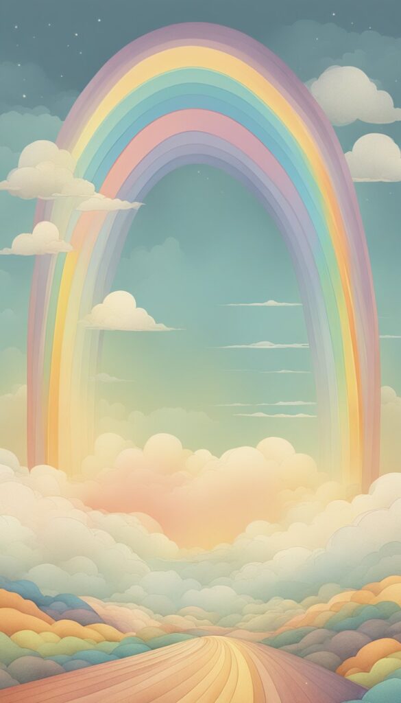 80+ Rainbow Aesthetic Backgrounds, Wallpapers, Illustrations (Free ...