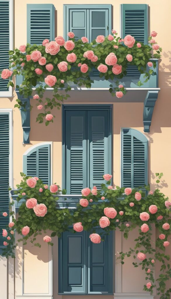 40+ Roses on Balcony Romantic Ideas and Inspiration - Trails and Freedom
