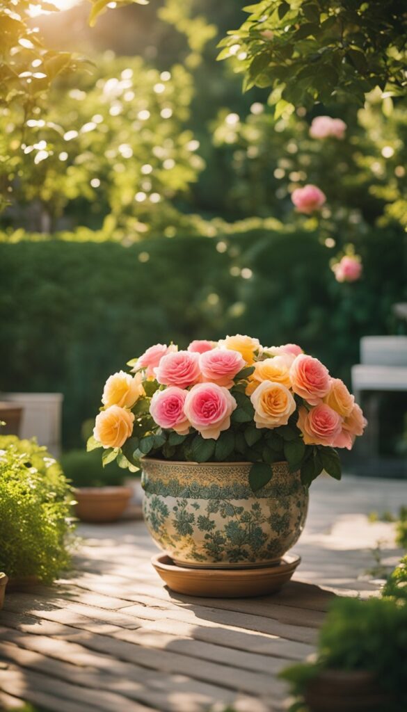 30+ Roses in Pots Cute Ideas and Inspiration - Trails and Freedom