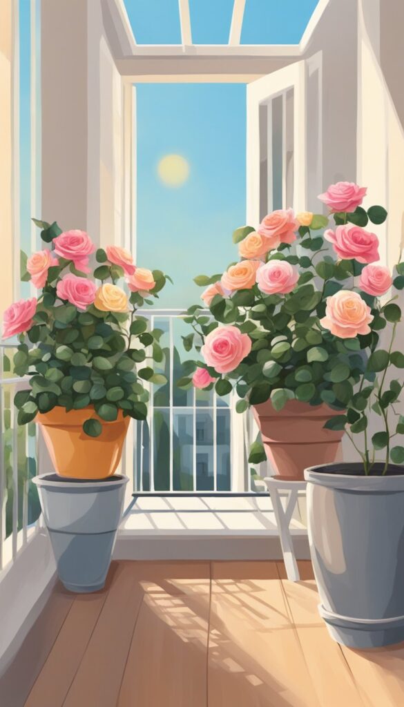 40+ Roses on Balcony Romantic Ideas and Inspiration - Trails and Freedom