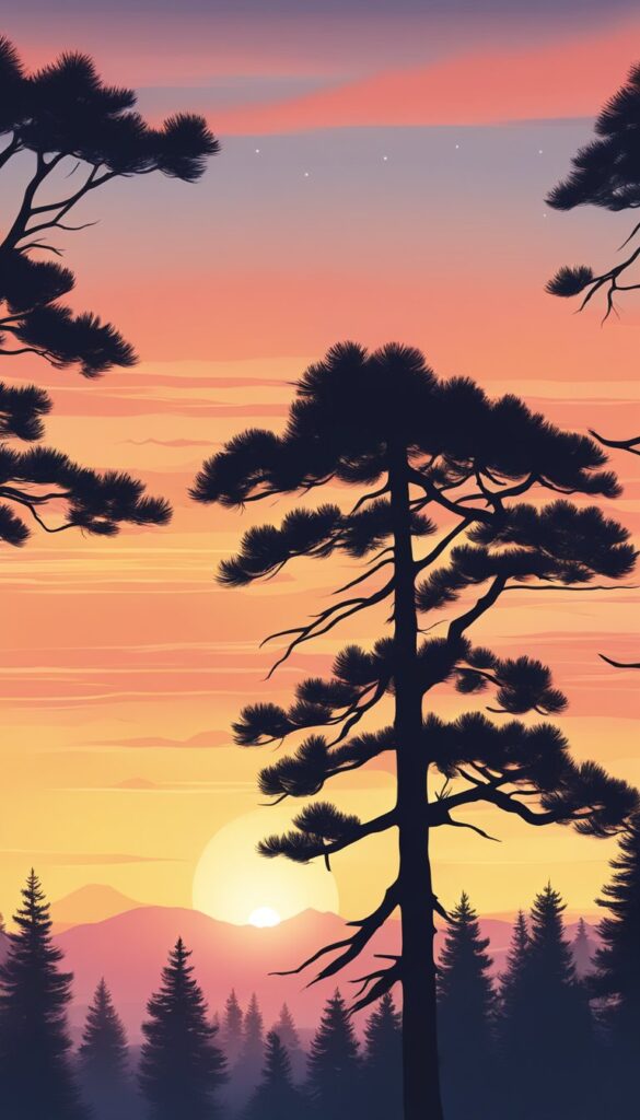 60+ Pine Tree Backgrounds, Wallpapers, Illustrations (Free, High-Res) - Trails and Freedom