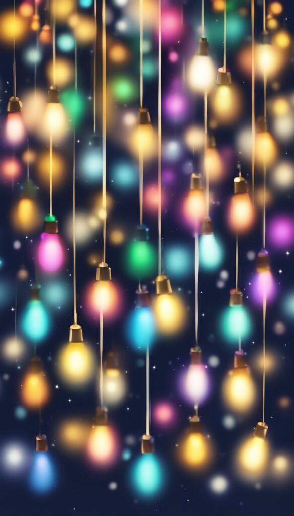 50+ Christmas Lights Backgrounds, Illustrations, and Inspiration (Free ...
