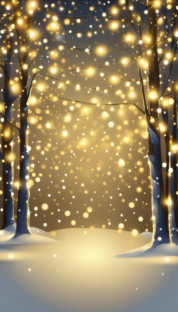 50+ Christmas Lights Backgrounds, Illustrations, and Inspiration (Free ...