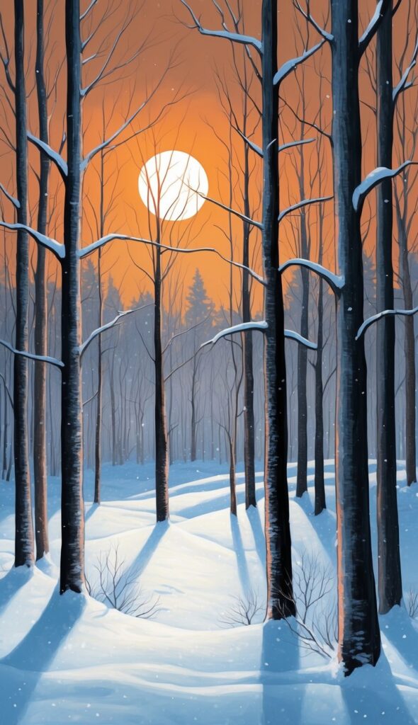 50+ Winter Backgrounds, Phone Wallpapers, Illustrations (Free, High-Res ...