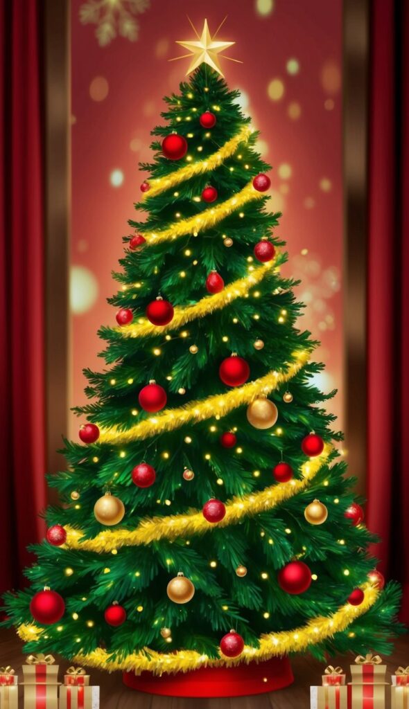 50+ Christmas Tree Backgrounds, Wallpapers, Ideas, Inspiration (High ...