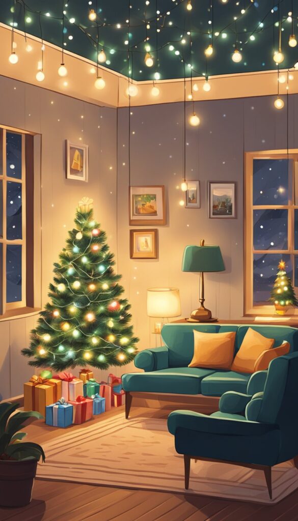 50+ Christmas Lights Backgrounds, Illustrations, and Inspiration (Free ...
