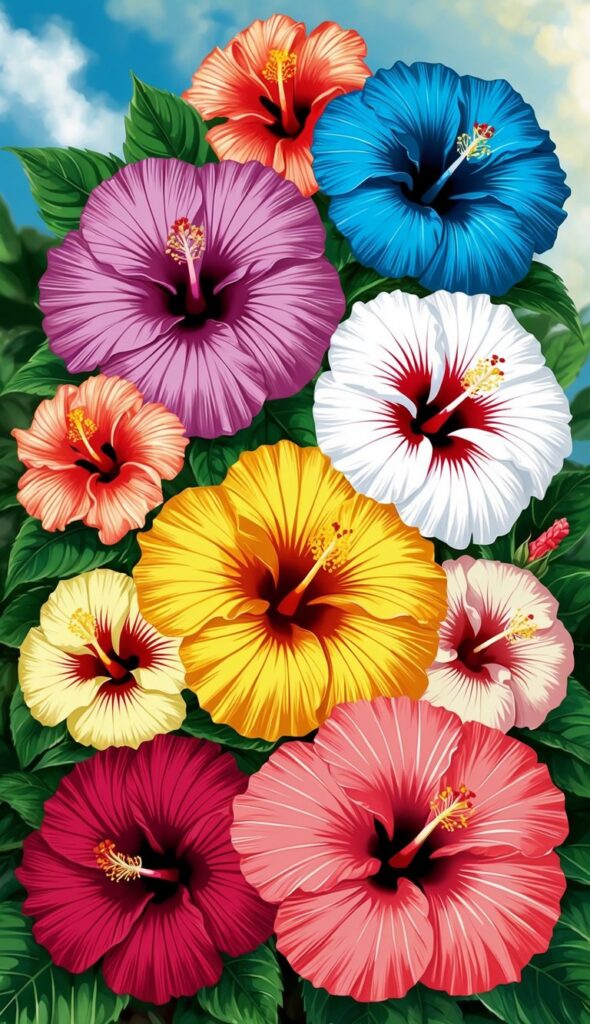 40+ Hibiscus Flower Wallpapers, Backgrounds, Illustrations, Inspiration ...