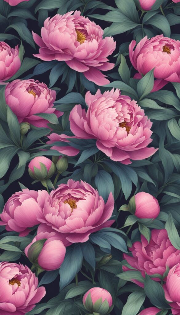 50+ Peonies Flower Wallpapers, Backgrounds, Illustrations, Inspiration ...