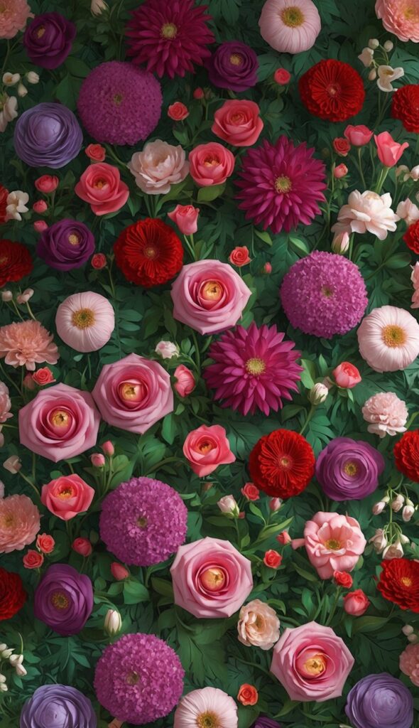 40+ Romantic Flowers Wallpapers, Backgrounds, Illustrations (Free, High ...