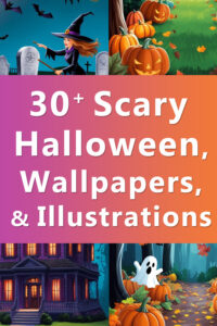 30+ Scary Halloween Phone Wallpapers, Backgrounds, Illustrations (High ...