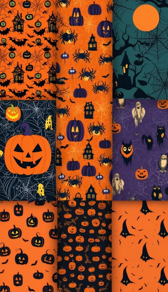 35+ Halloween Pattern Backgrounds, Illustrations, Wallpapers (Free ...