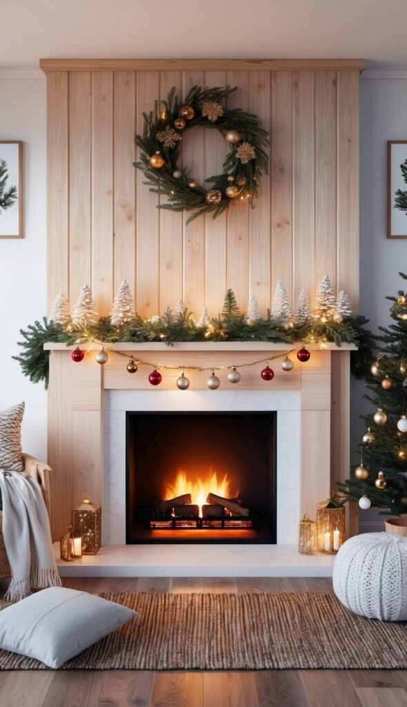 15 Cozy Christmas Fireplace Phone Wallpapers and Backgrounds (High-Res ...