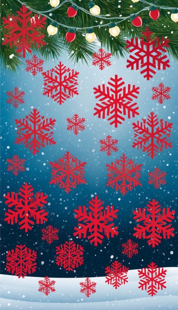 14 Red Christmas Phone Wallpapers: Inspiring and Stylish Designs ...