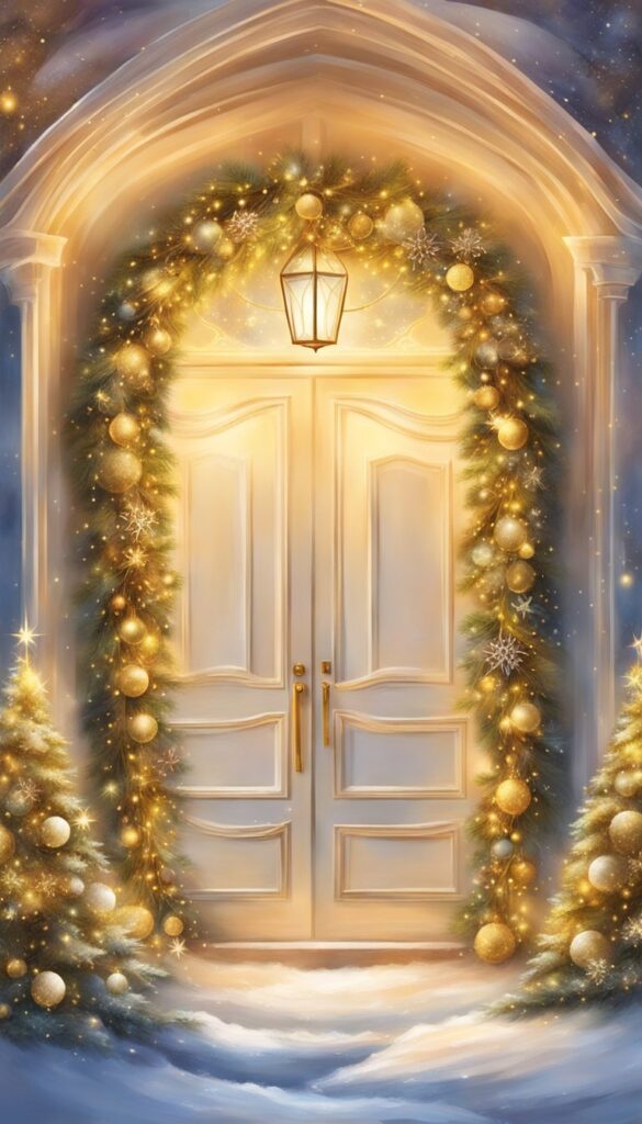 40+ Christmas Door Wreath Ideas and Illustrations to Inspire Your ...