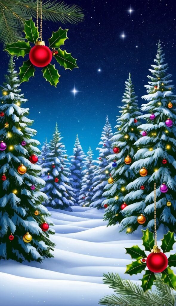 45+ Christmas Abstract Backgrounds, Wallpapers, Illustrations (Free ...