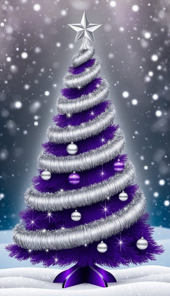 20 Purple Christmas Tree Backgrounds, Wallpapers, and Ideas for Festive ...